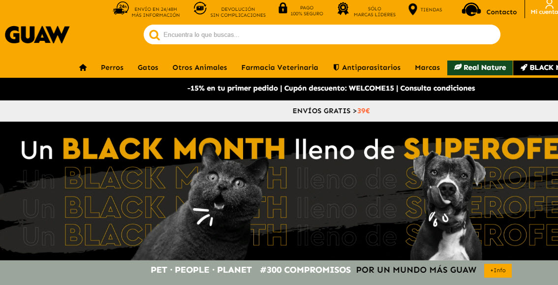 Guaw Opiniones 2024 de la tienda de mascotas para perros y gatos ️